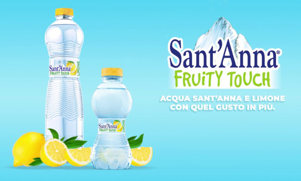 Sant'Anna presenta la nuova Fruity Touch, acqua e limone nel formato 0 ...